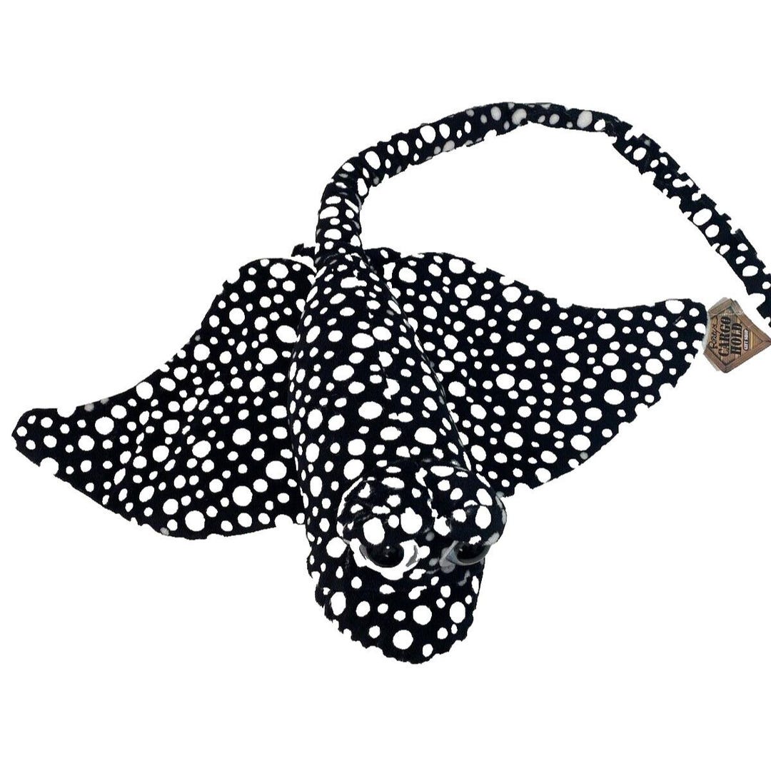 Ripley's Aquarium Stingray Manta Ray Stuffed Animal Plush 36 Black and ...
