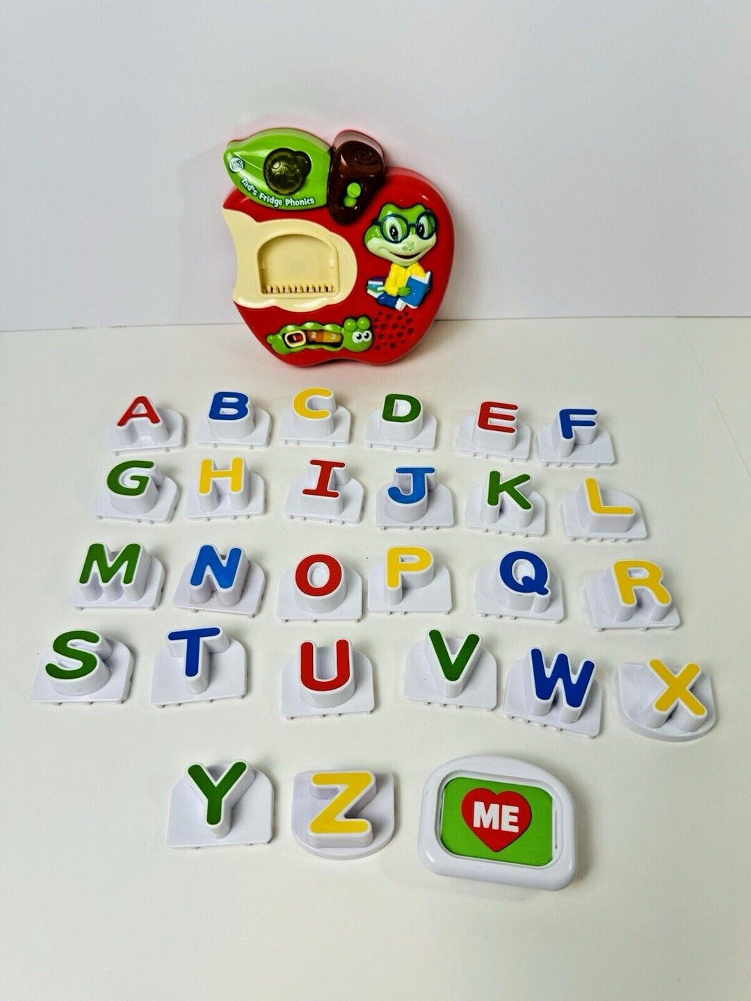 Leapfrog Tads Red Apple Fridge Phonics Magnetic Alphabet Letter Set ...