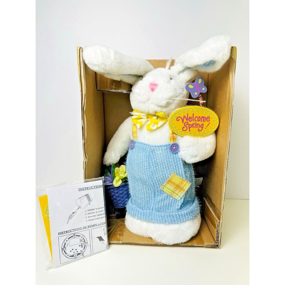 Avon SKIPPIE the Fiber Optic Bunny Rabbit Easter Spring 2004 Vintage ...