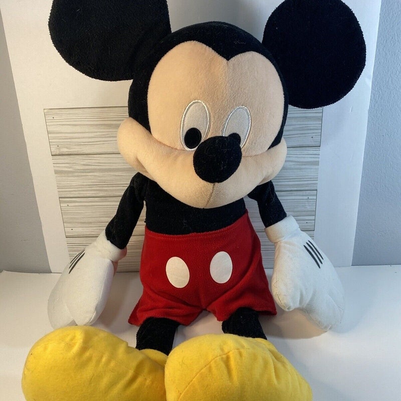 Large Mickey Mouse Plush - Etsy