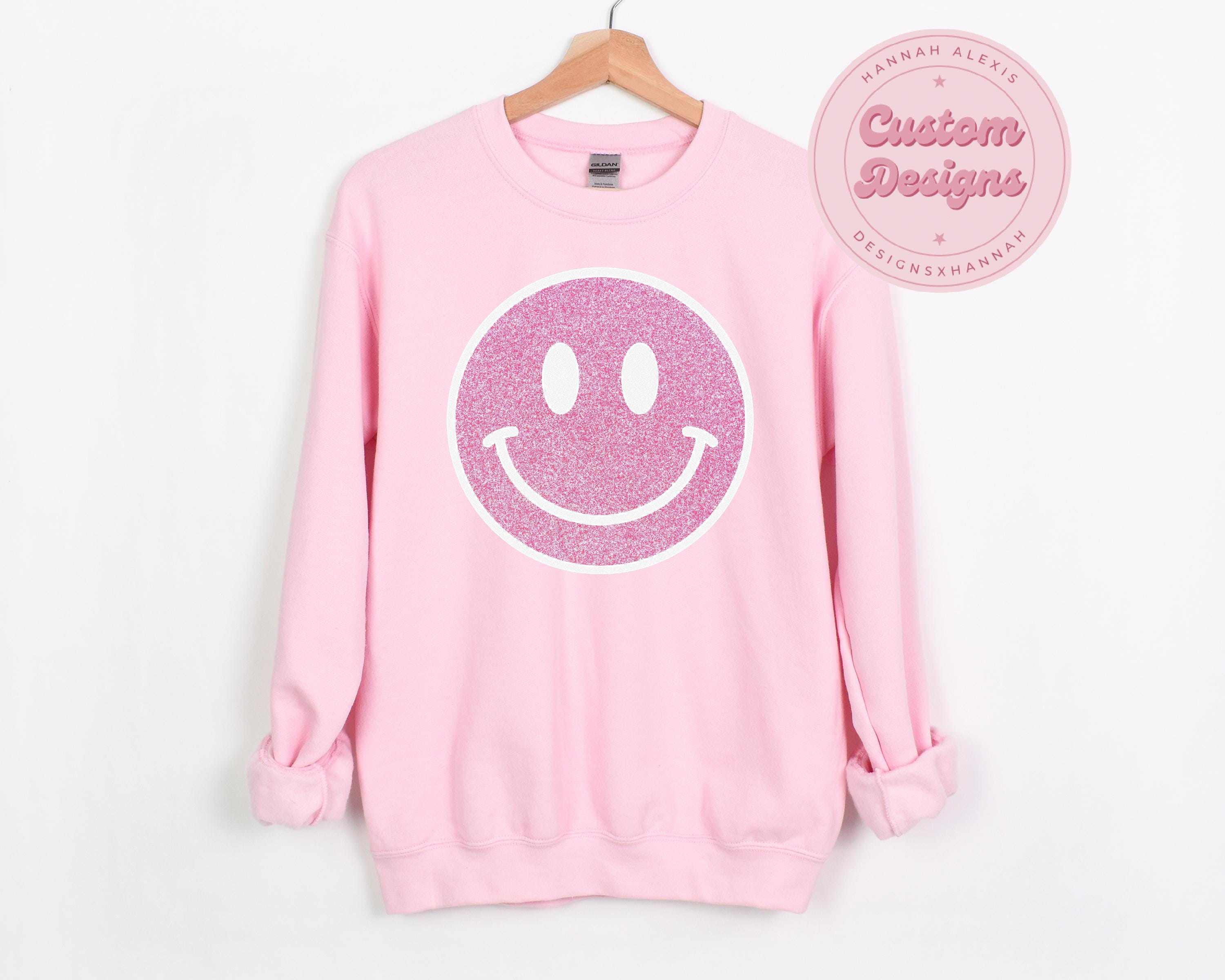 Smiley PNG Bundle, Set of 5 Varsity Smiley Pngs, Smiley Face Valentines ...