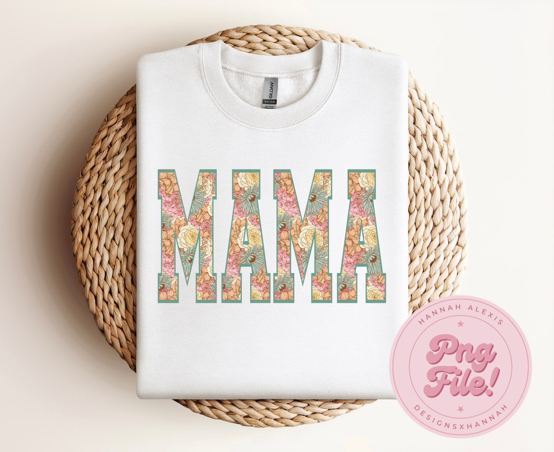 MAMA Varsity Letter PNG - Etsy