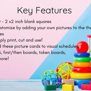 ABA Therapy Pecs & Tokens Template | Pec Pictures | Visual Schedules ...