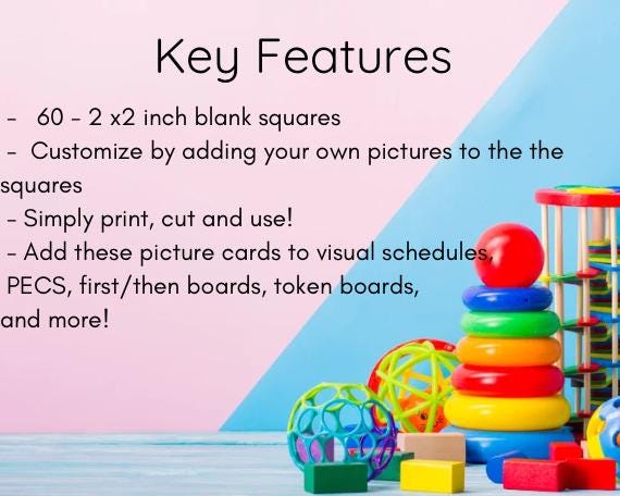 ABA Therapy Pecs & Tokens Template | Pec Pictures | Visual Schedules ...