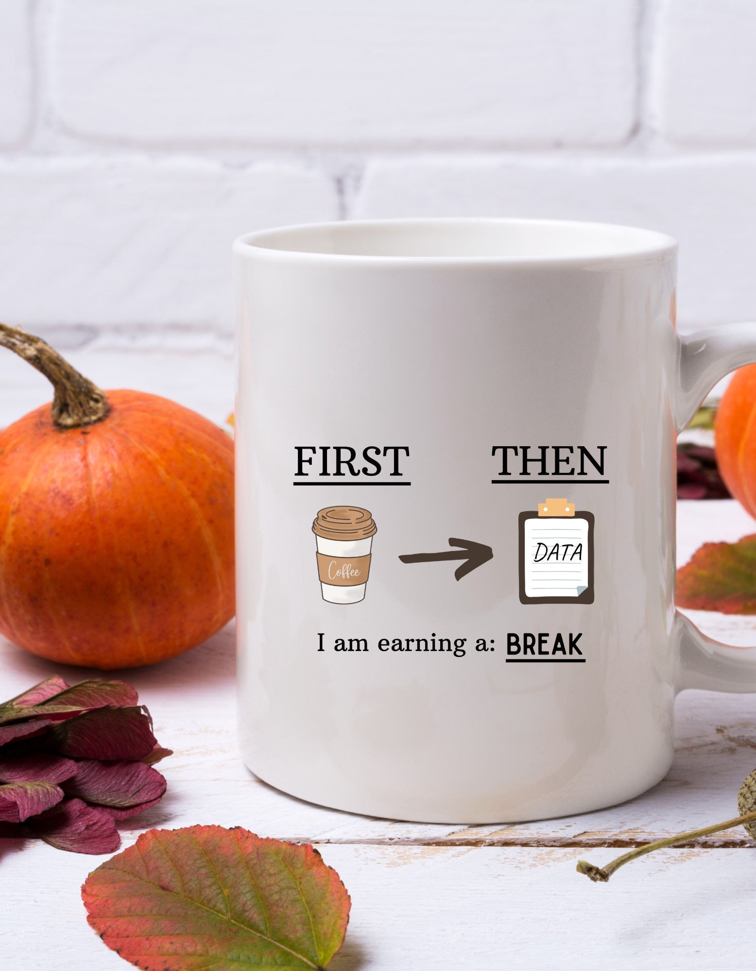 ABA SVG/PNG - First Data, Then Coffee - Digital File for T-shirts, Mugs ...