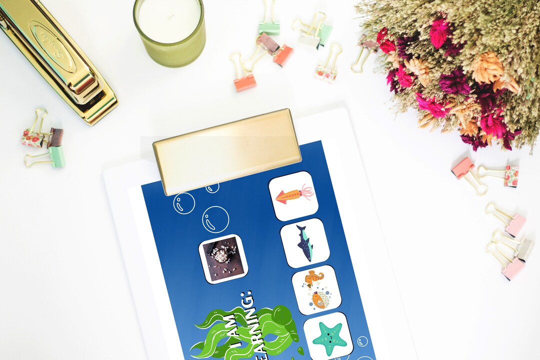 Ocean Token Board & Reward Chart L ABA Therapy L Toilet| Potty Training ...