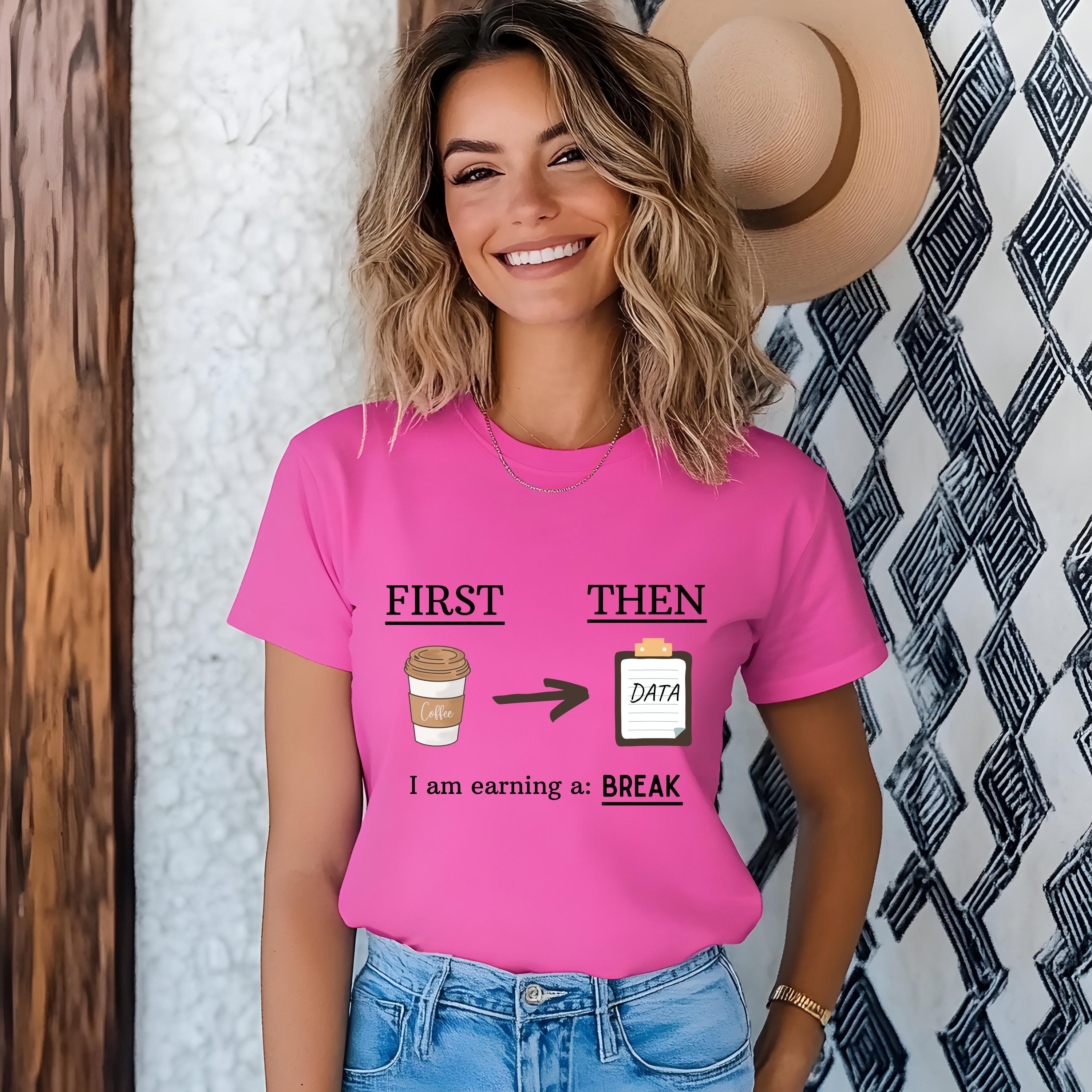 ABA SVG/PNG - First Data, Then Coffee - Digital File for T-shirts, Mugs ...