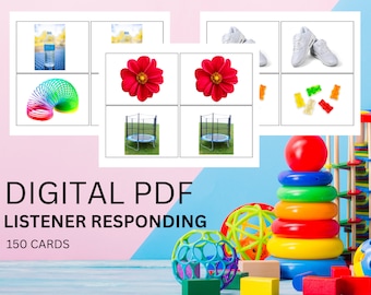 ABA Therapy Cards | Listener Responding, VB-MAPP Levels 1-2 (digital ...