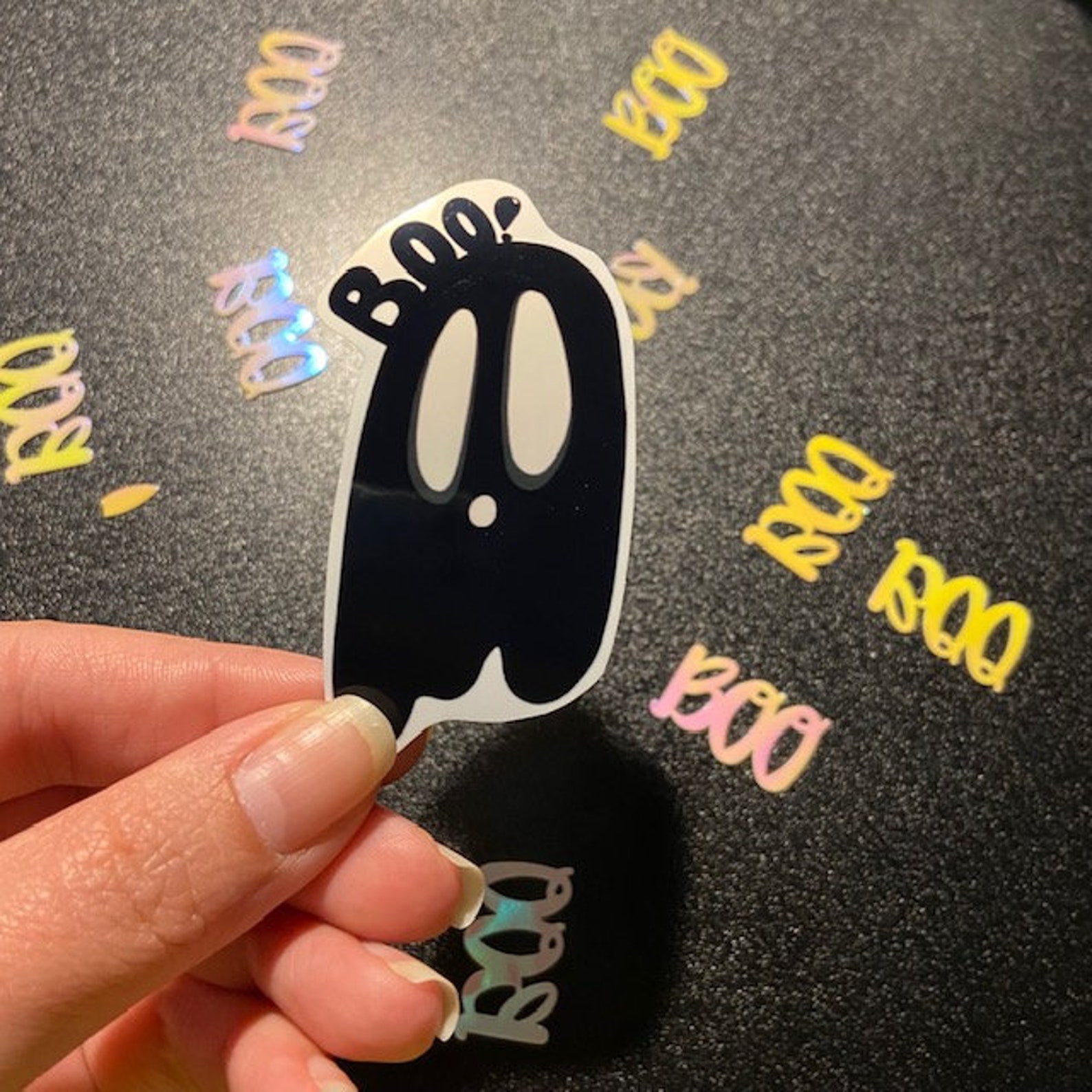BOO! the Ghost Sticker - Etsy