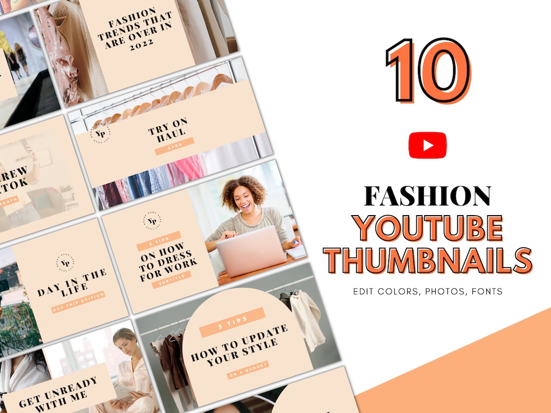 Youtube Intro Influencer Youtube Intro Canva Templates - Etsy