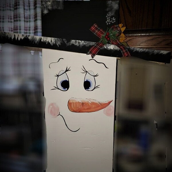 Reversible Scarecrow Snowman - Etsy