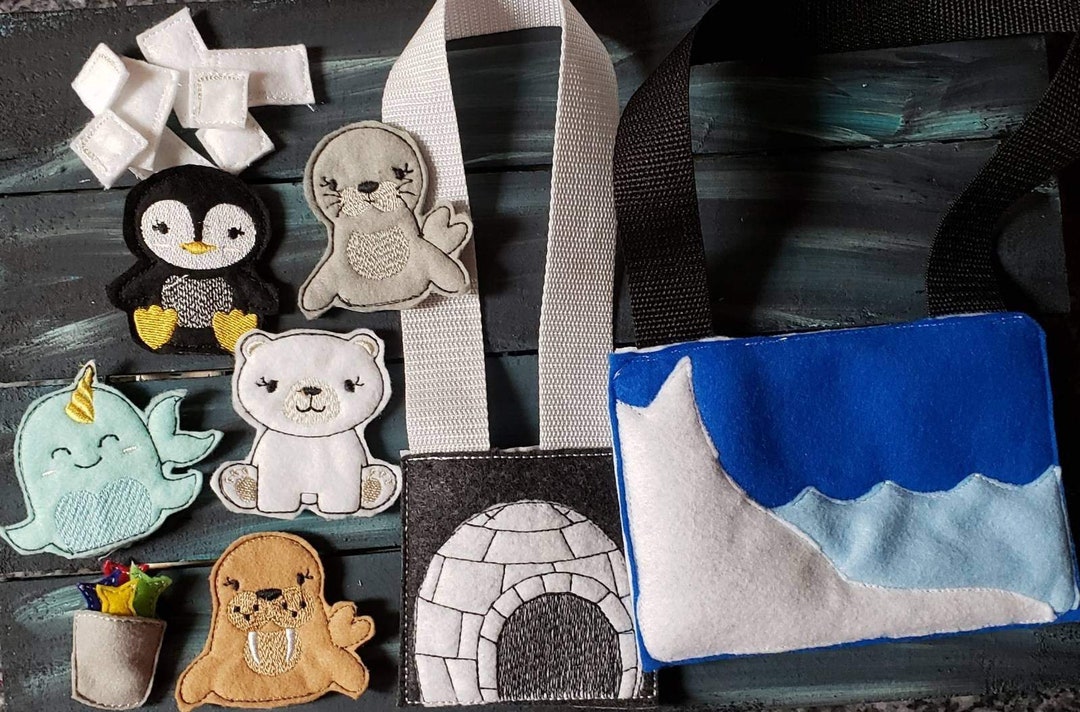 Arctic Friends Finger Puppets / Artic Animals / Pretend Play / Childs ...