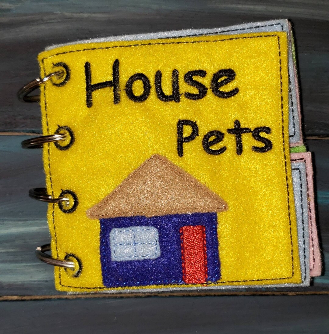 Quiet Book House Animals Mix and Match - Etsy