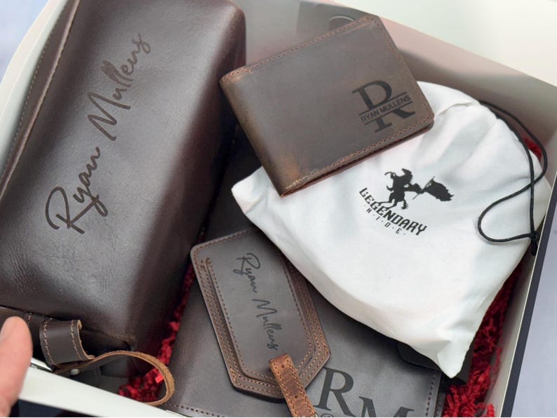 Personalized Swag Box, VIP Client Gift Set, Gift Box With Leather ...
