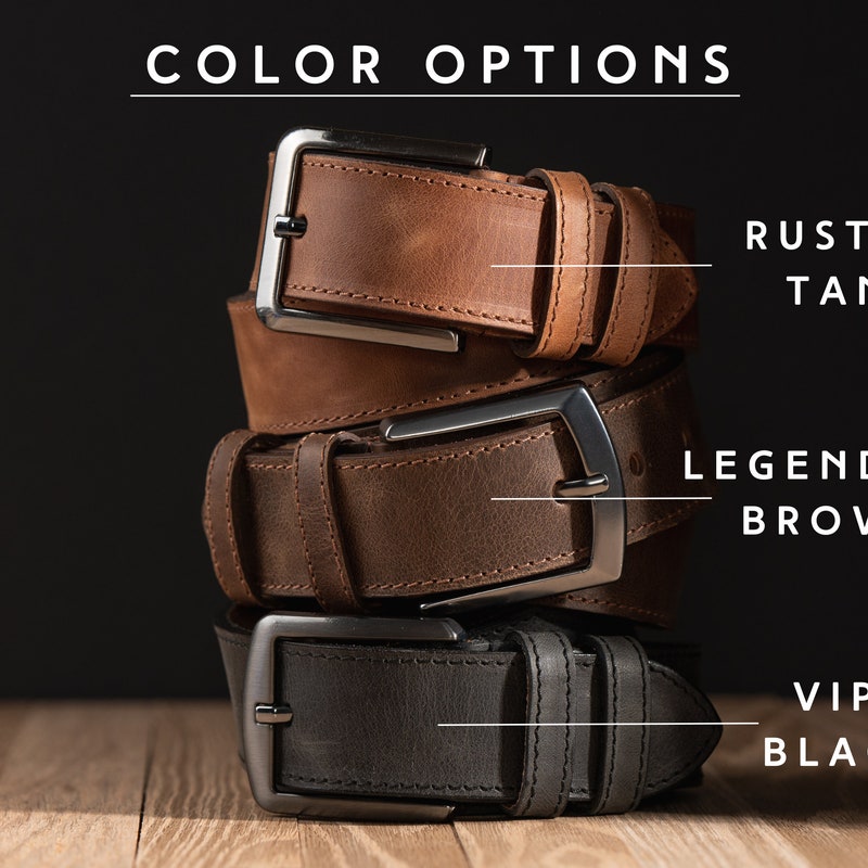 Belt Buckle With Leather - Etsy