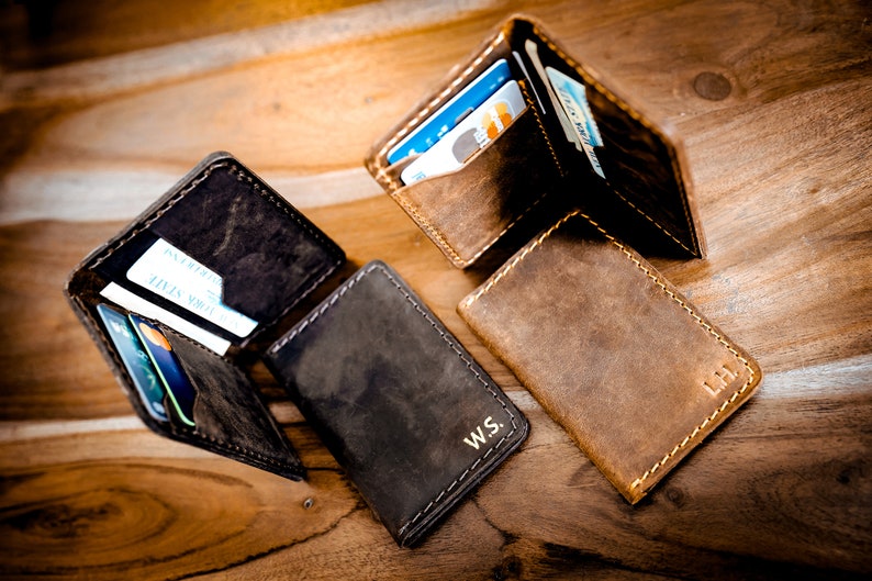 Handmade Slim Front Pocket Wallet the Wilder Slim Wallet - Etsy