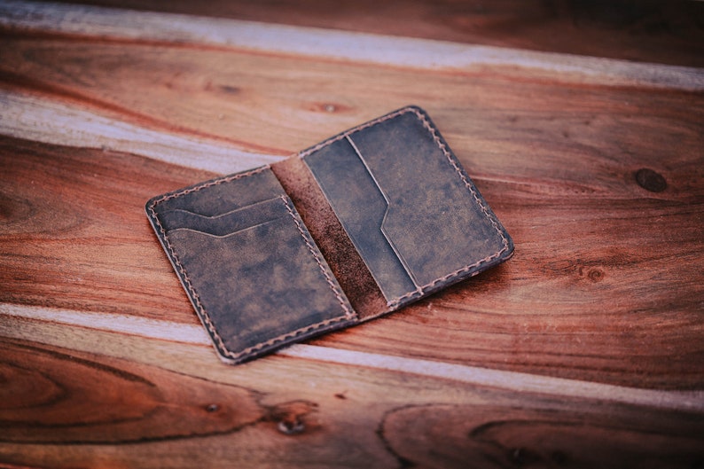 Handmade Slim Front Pocket Wallet the Wilder Slim Wallet - Etsy