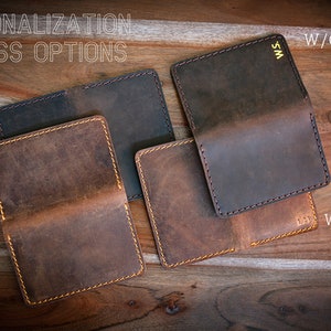 Handmade Slim Front Pocket Wallet the Wilder Slim Wallet - Etsy