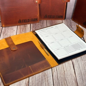 Executive Leather Padfolio, Leather Portfolio for Men, Personalized ...