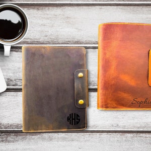 Refillable Leather Planner Personalized Notebook 2023 - Etsy