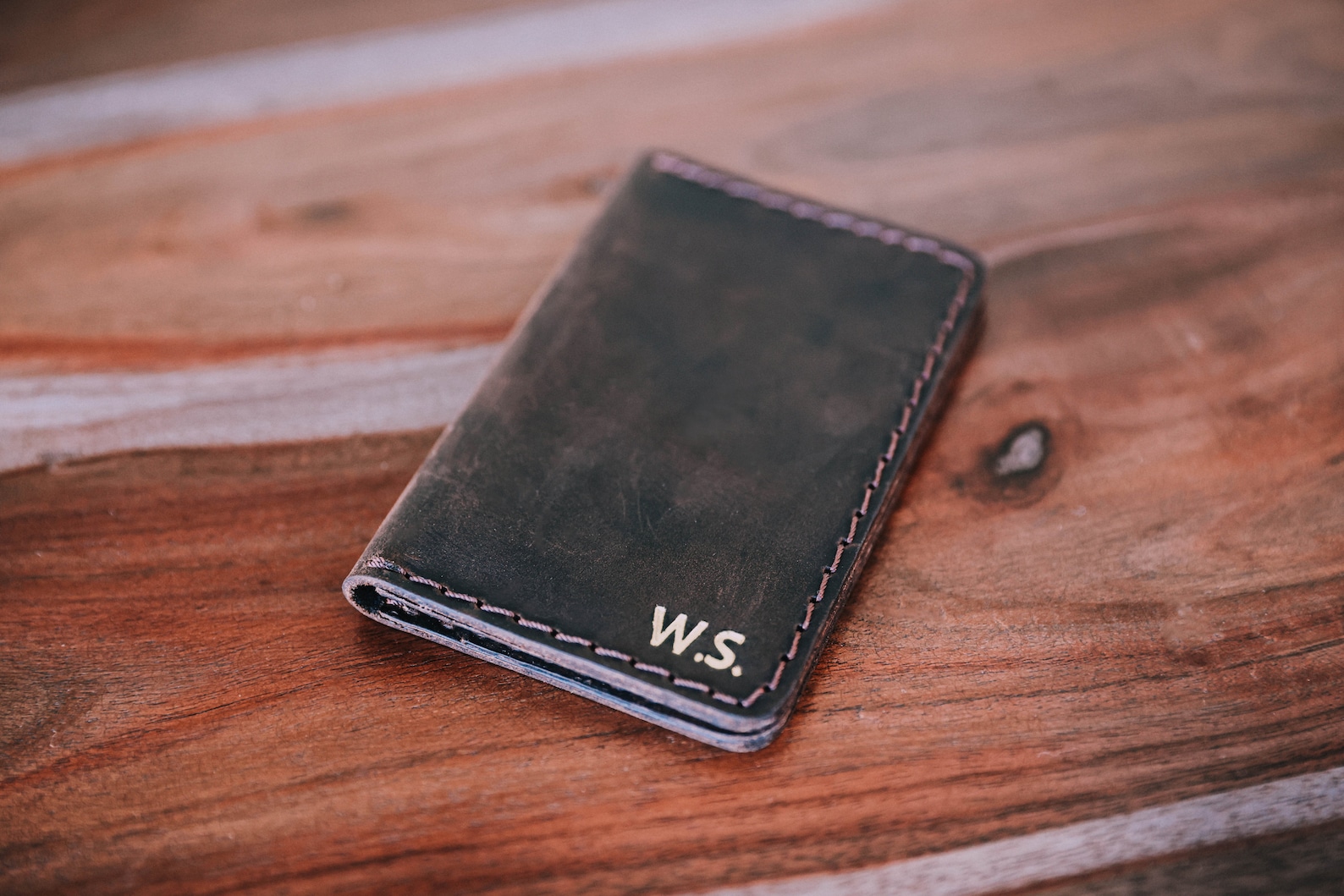 Handmade Slim Front Pocket Wallet the Wilder Slim Wallet - Etsy