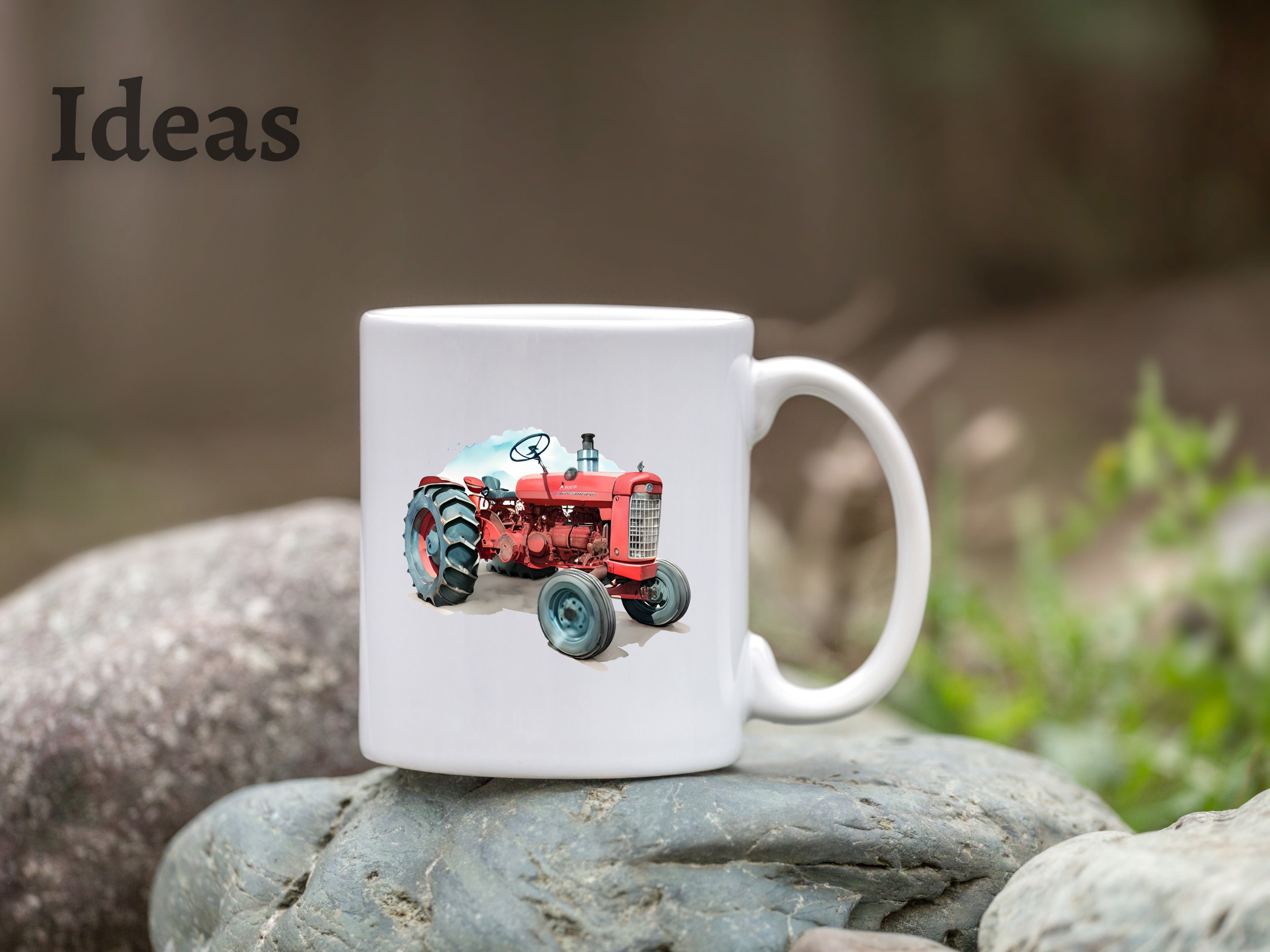 Tractor SVG and PNG Red Tractor Instant Download for Crafts, Printable ...