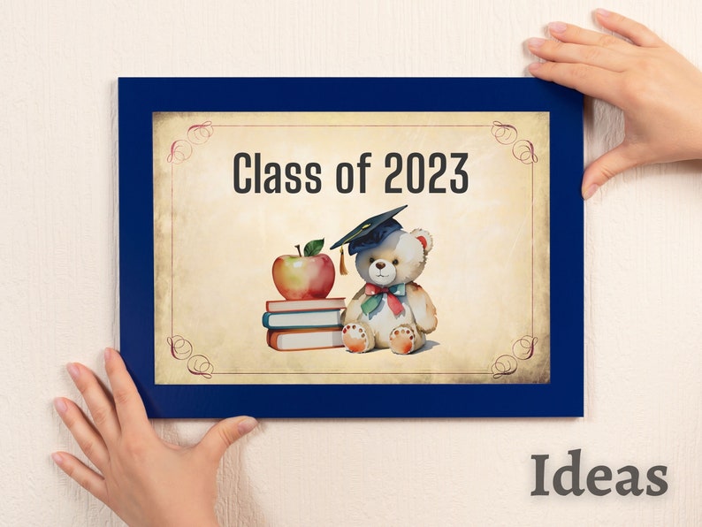 Graduation SVG and PNG Teddy Bear Cap Books Instant Download for ...