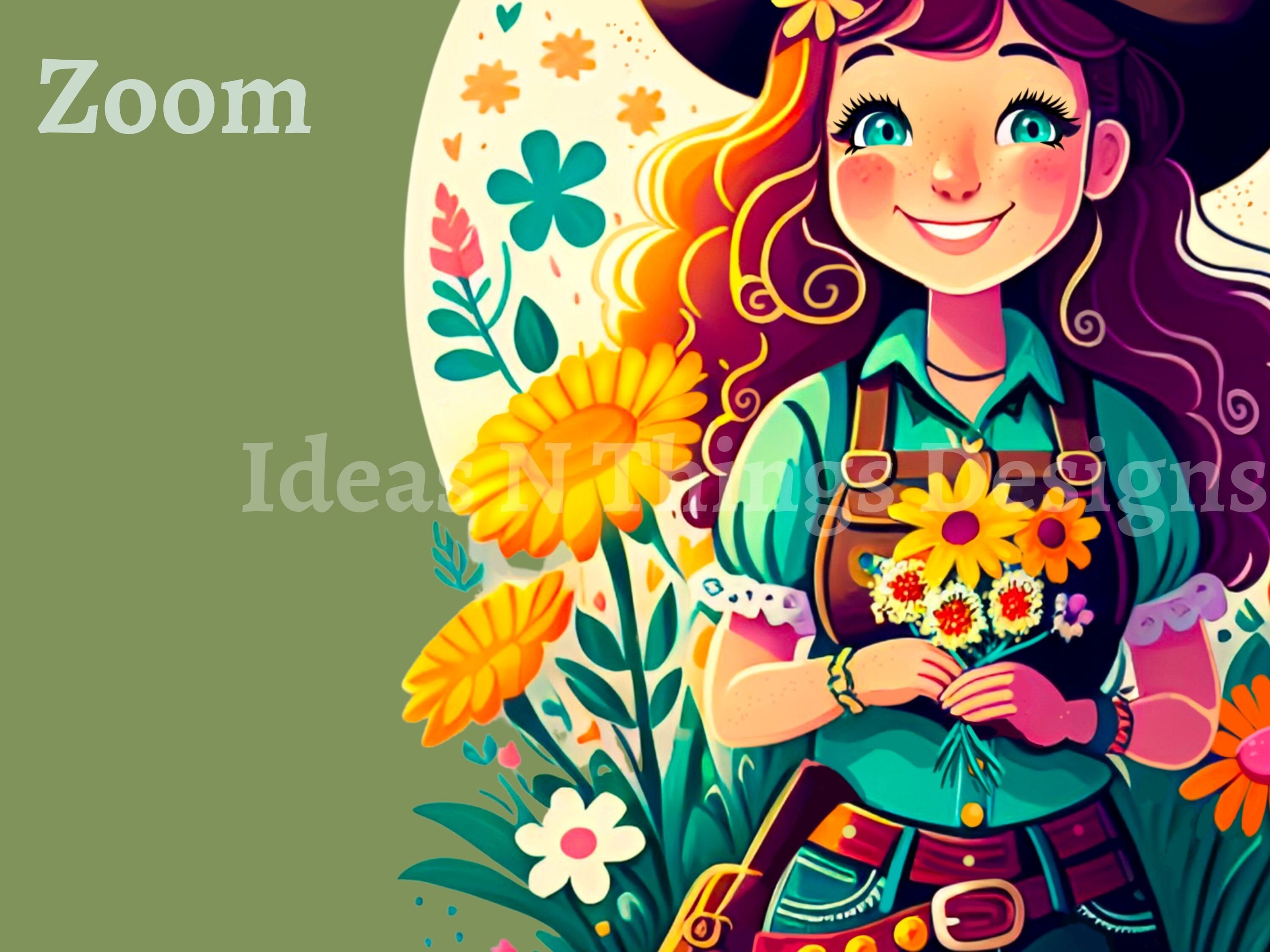 Cowgirl SVG PNG Sunflower Western Instant Download Invitations - Etsy