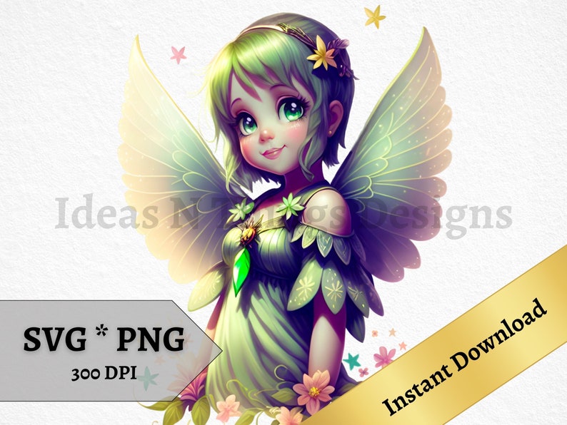 Fairy SVG PNG Fantasy Fairy Tale Instant Download Invitations Printable ...