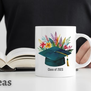 Graduation SVG and PNG Graduation Cap Flowers Instant Download for ...