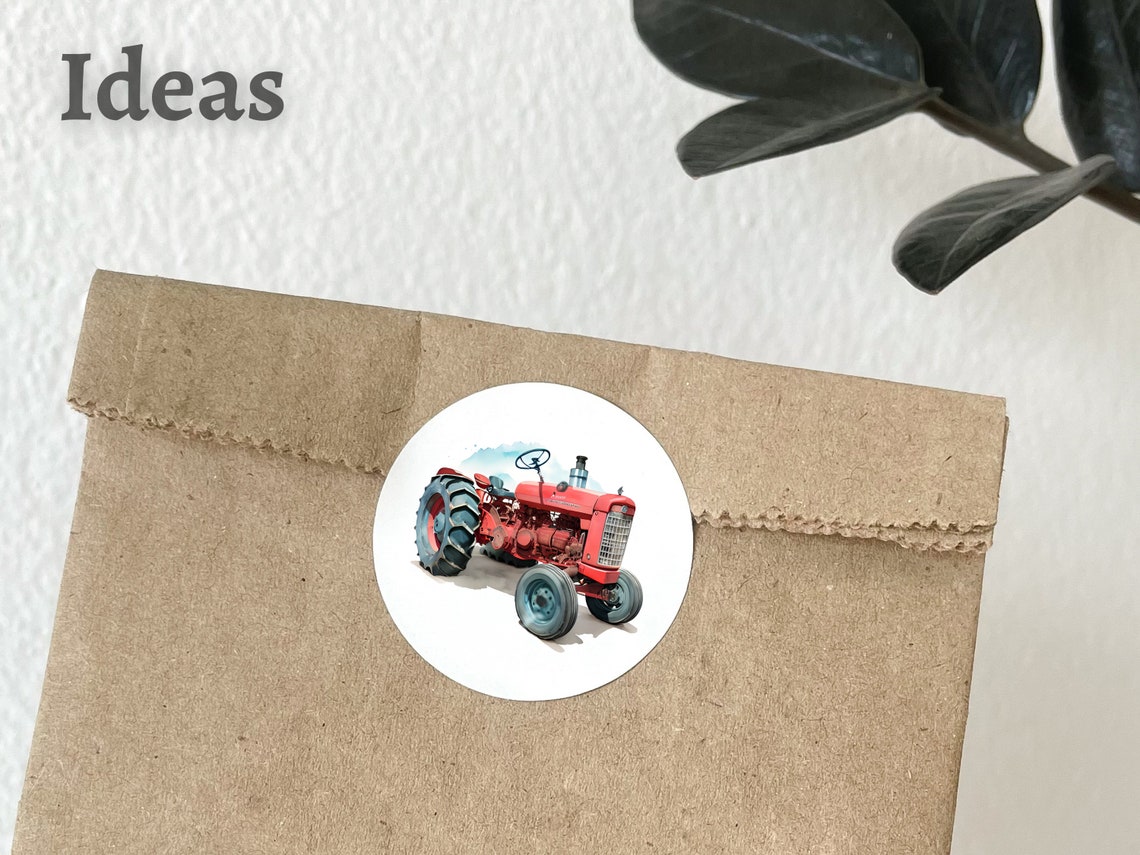 Tractor SVG and PNG Red Tractor Instant Download for Crafts, Printable ...