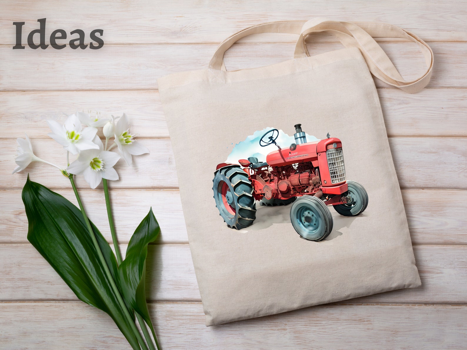 Tractor SVG and PNG Red Tractor Instant Download for Crafts, Printable ...