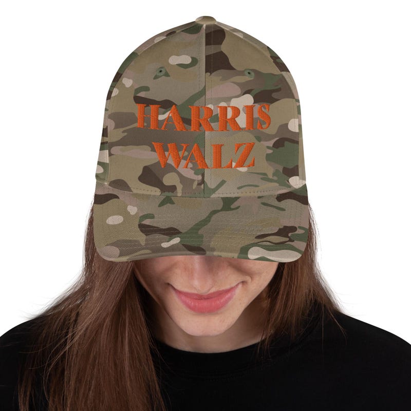 Camo Hat Harris Walz - Etsy