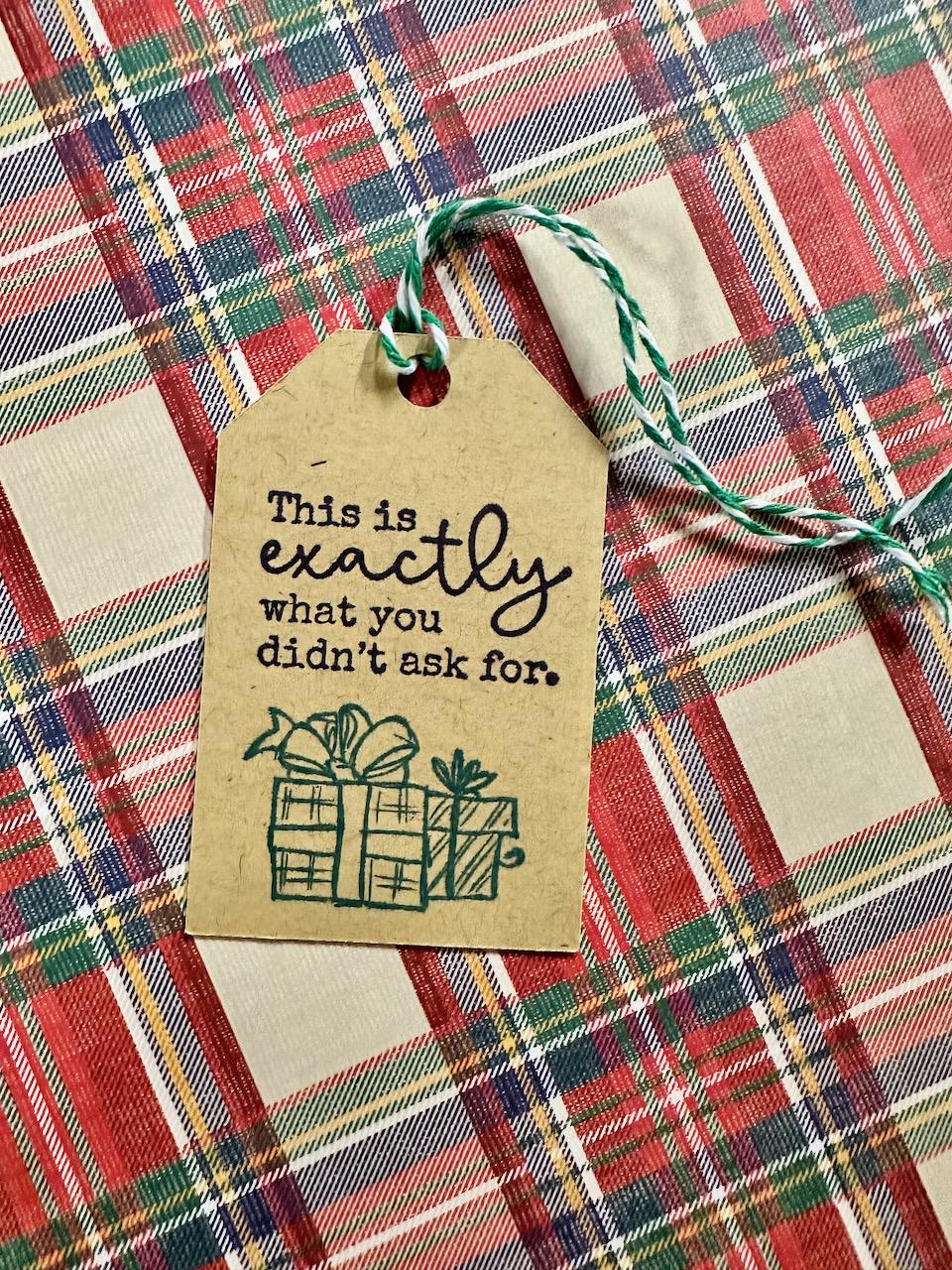 Funny Christmas Gift Tags: Sarcastic Holiday Labels, Kraft Cardstock ...