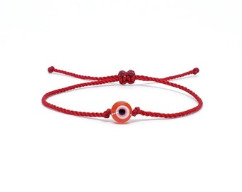 Red String Evil Eye Protection Wristband, Good Luck Bracelet for Man ...