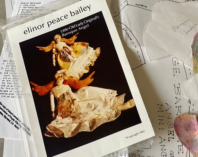 Vintage Elinor Peace Bailey Pattern Little Old Lady Original's Baroque ...