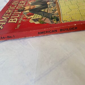 October 1927 American Builder Magazine Volume 44 No. 1 the - Etsy