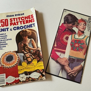 1970s Knitting and Crochet Pattern Books/mon Tricot 250 Stitches ...