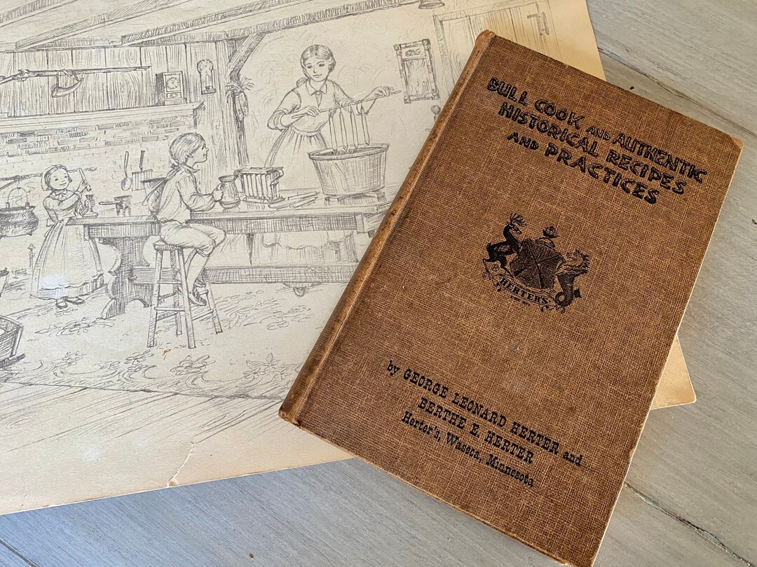1960s Bull Cook and Authentic Historical Recipes and - Etsy