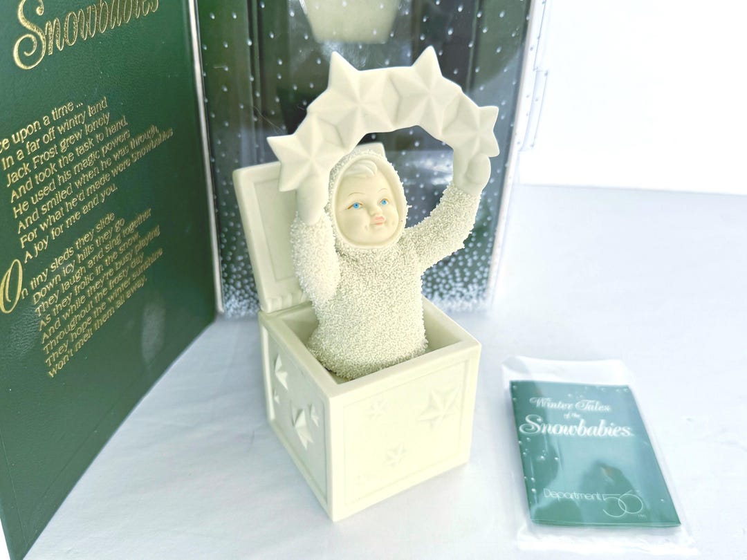 Vintage Snowbabies "a Star in the Box", by Department 56 - Etsy