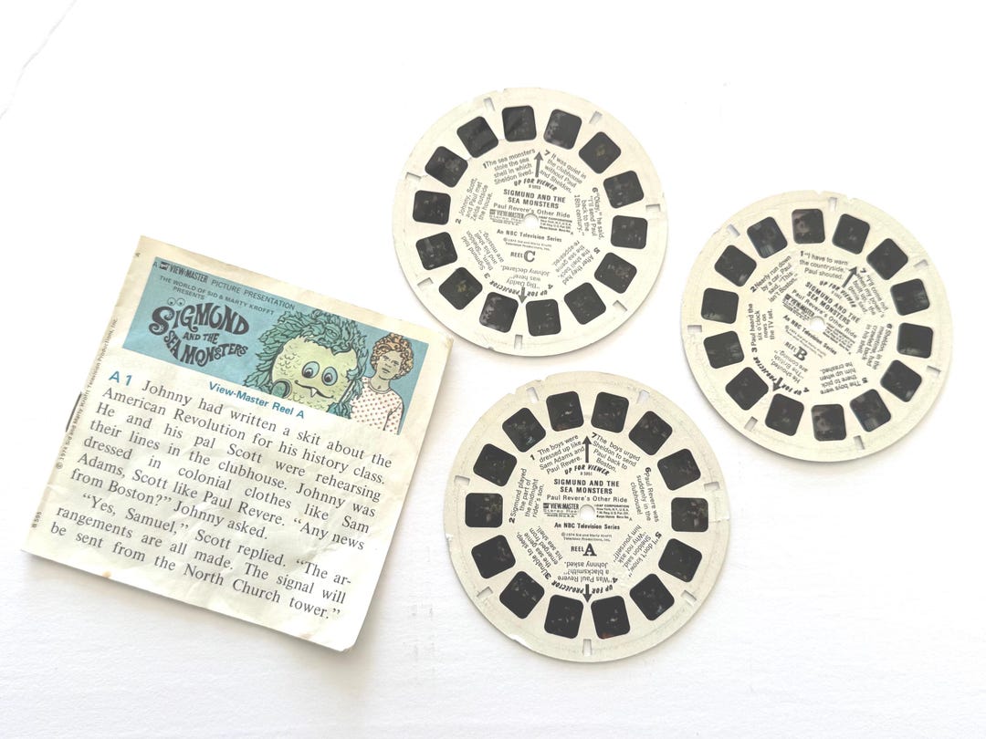 1970s Sigmund and the Sea Monsters View Master Reels & Booklet - Etsy
