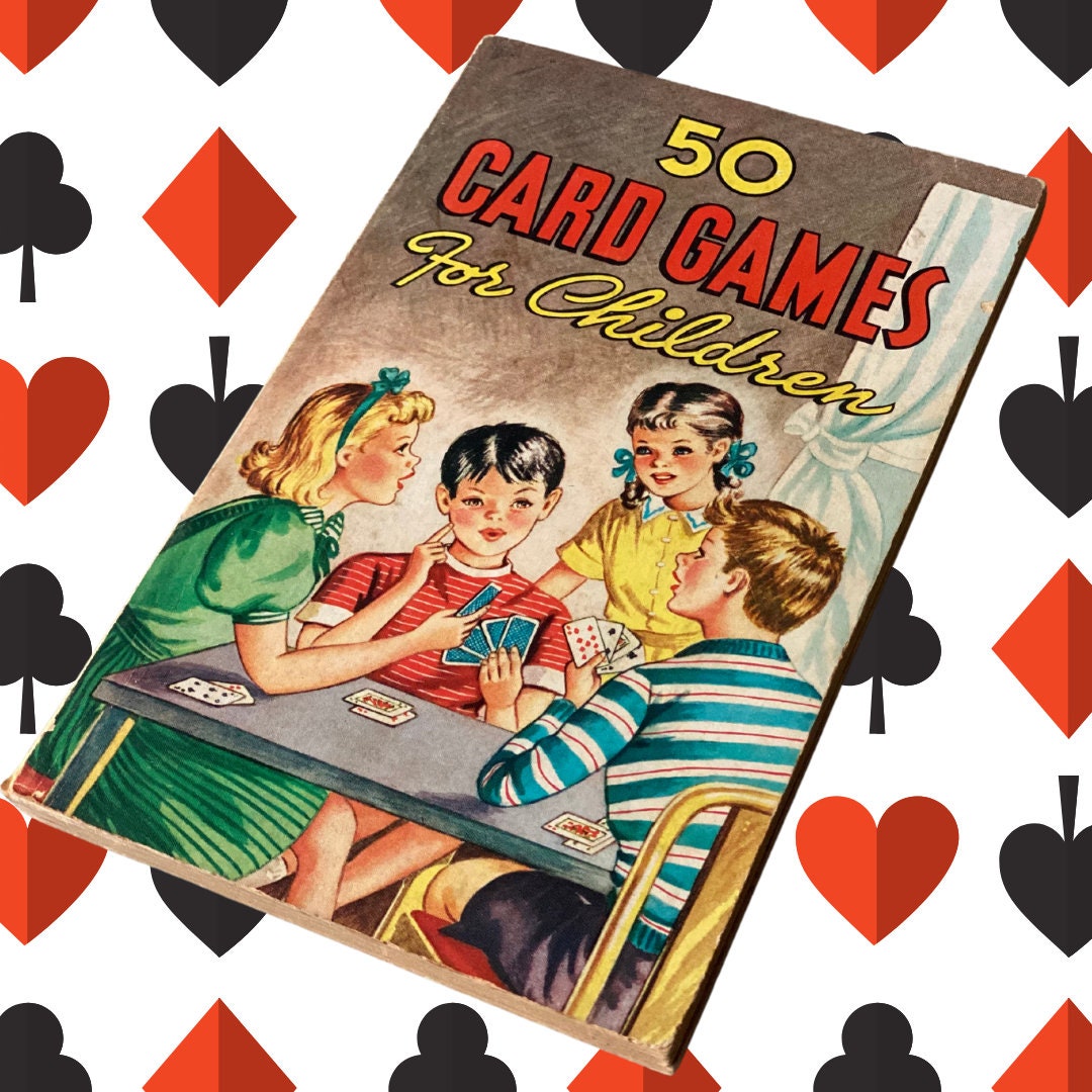 1940s 50 Card Games for Children by Vernon Quinn/©1933 United States ...