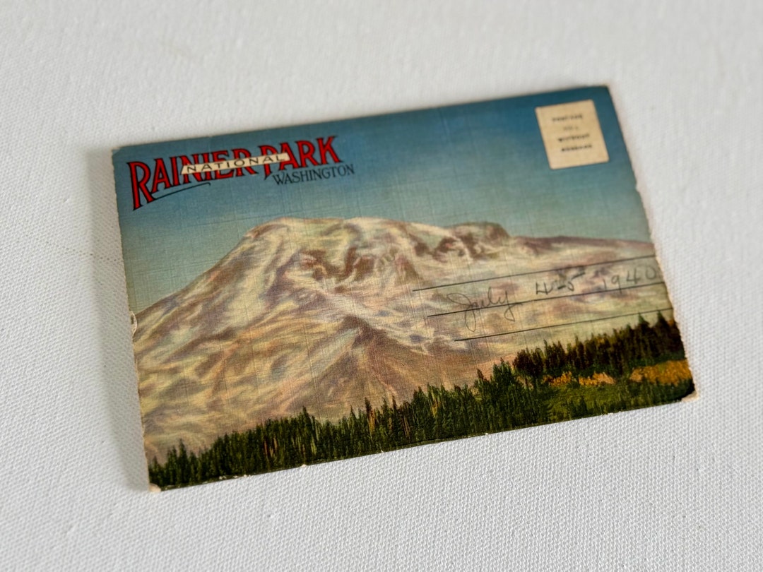 1940s Rainier National Park, Washington Souvenir Folder/dated 1940 ...