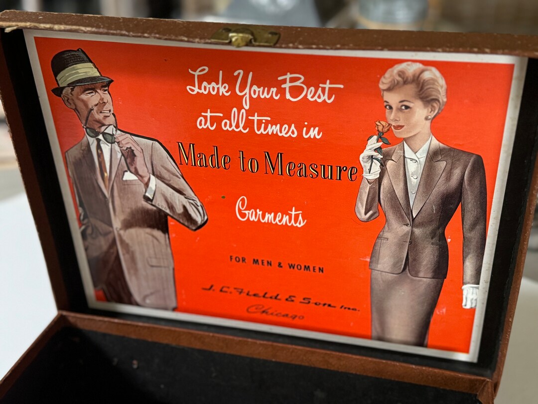 Vintage Salesman Sample Case, J C Field & Son Inc/mid Century Garments ...