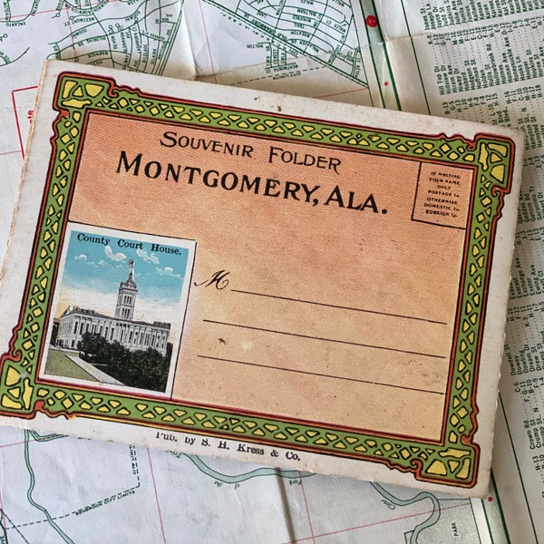 Postcard Folder - Etsy