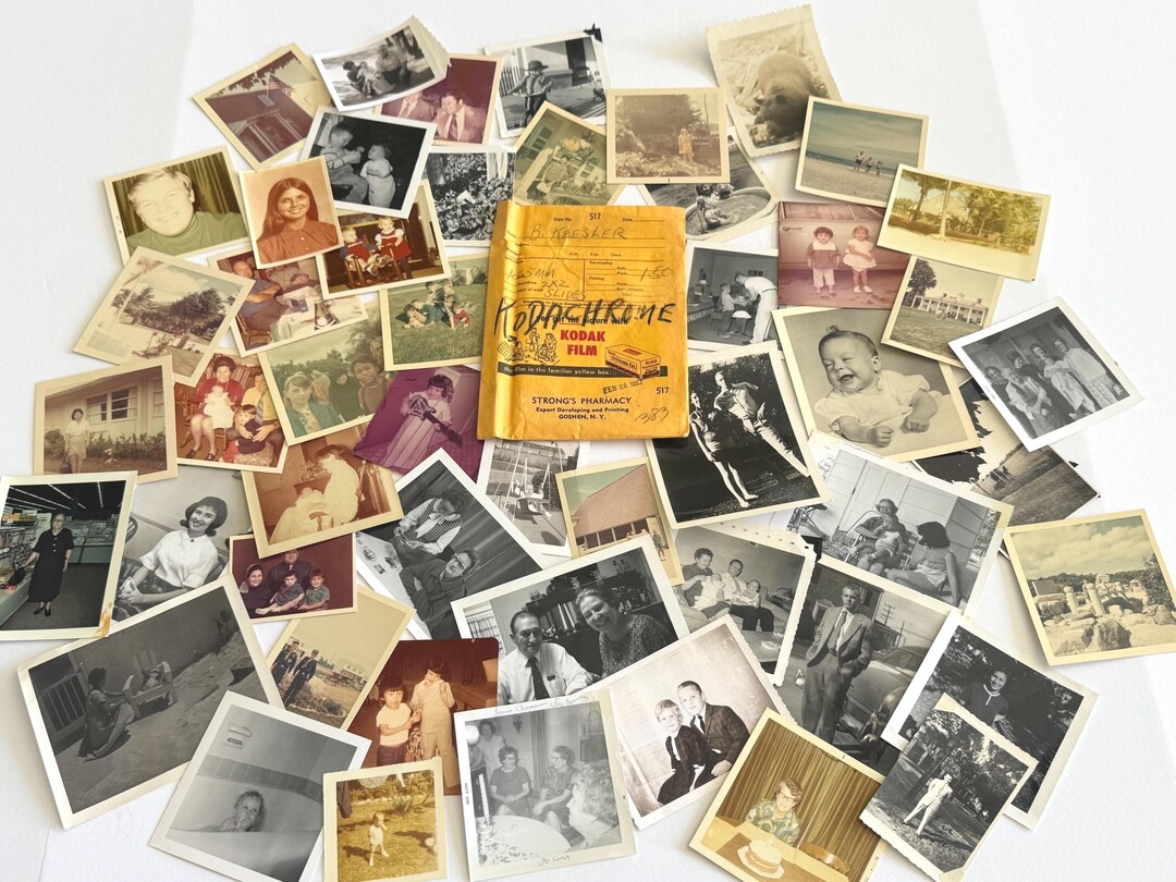 Vintage Photo Bundle: 1960s-70s Snapshots & 1957 Photo Envelope - Etsy
