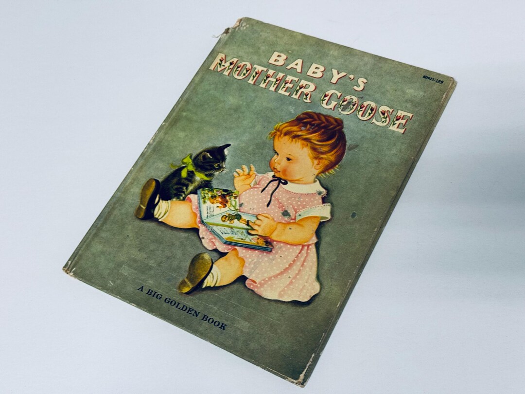 Baby's Mother Goose, A Big Golden Book ©1958/mid Century Children's ...