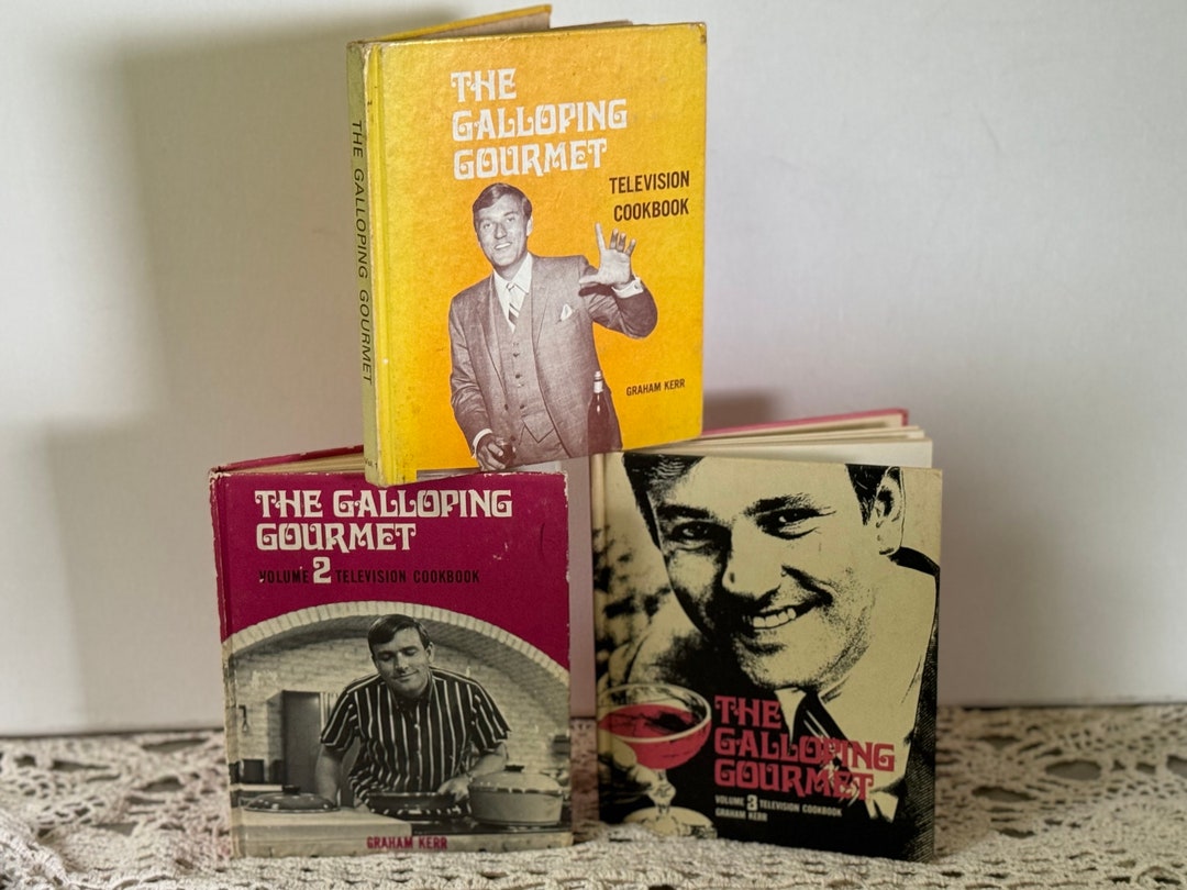 1960s the Galloping Gourmet Television Cookbooks, Volume 1, 2 & 3 by ...