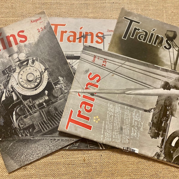 Trains Magazine - Etsy