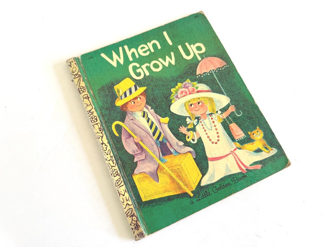 1968 Little Golden Book: When I Grow up - Vintage Children's Story - Etsy